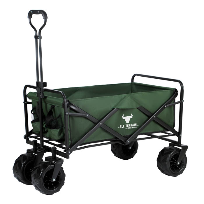 Bull All Terrain Folding Outdoor Wagon Green