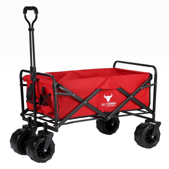 Bull All Terrain Folding Outdoor Wagon Red