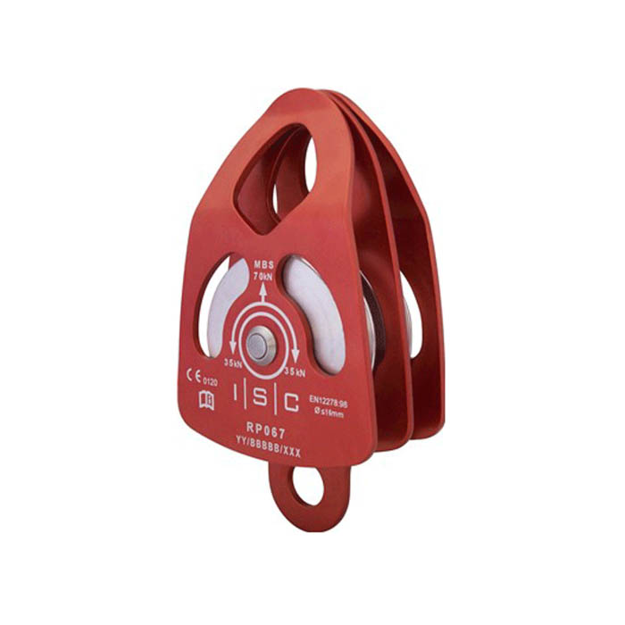ISC Aluminium Double Pulley Large